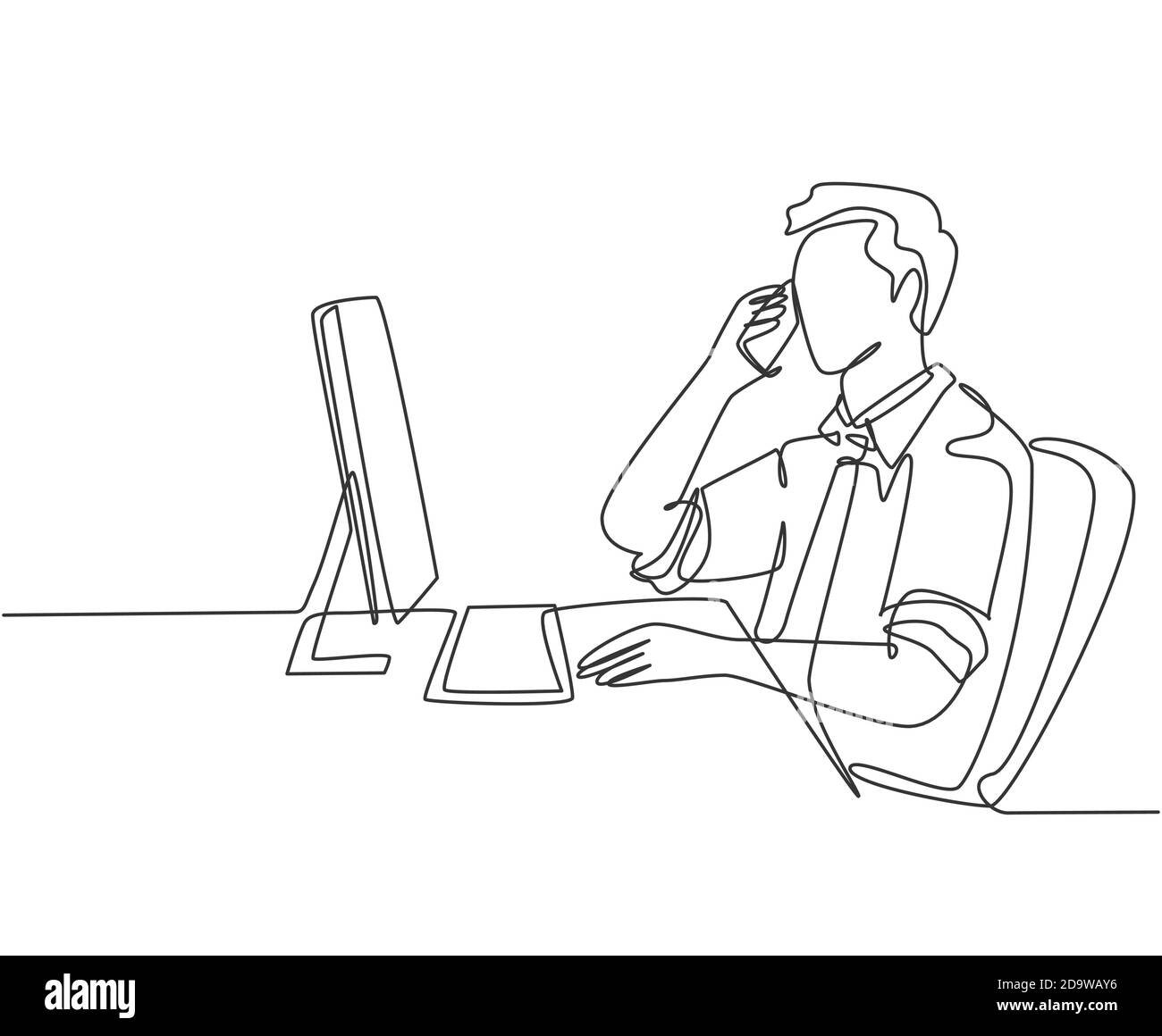 Short telephone lines Stock Vector Images - Alamy