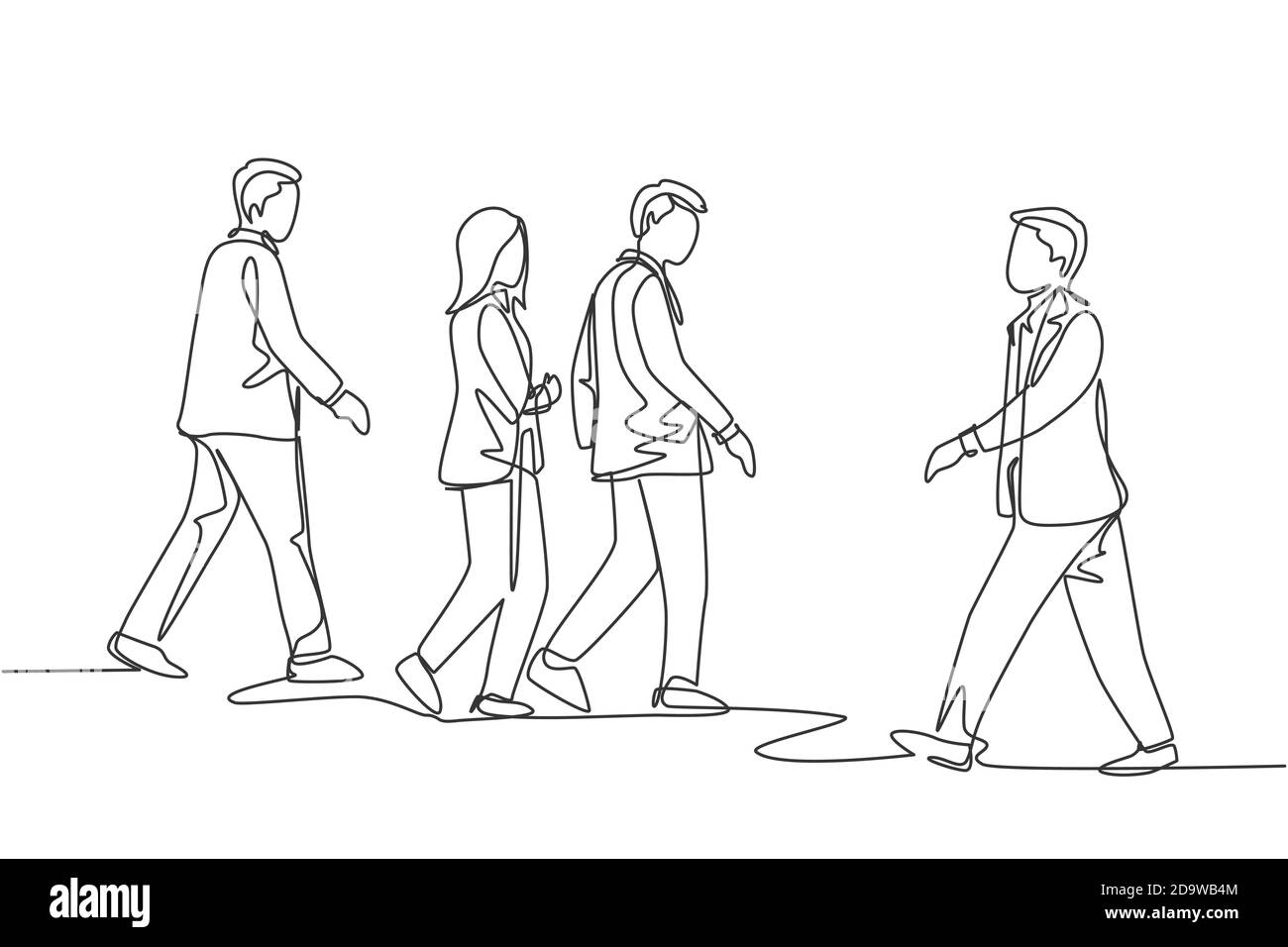 Walking Path Drawing