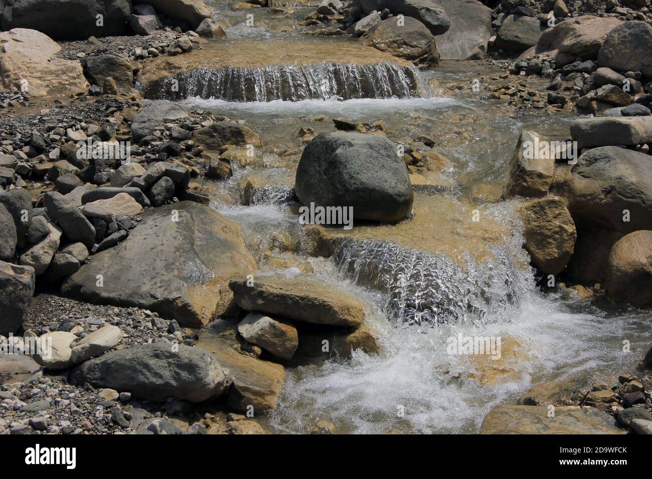 Beautiful transparent river water flow Stock Photo - Alamy