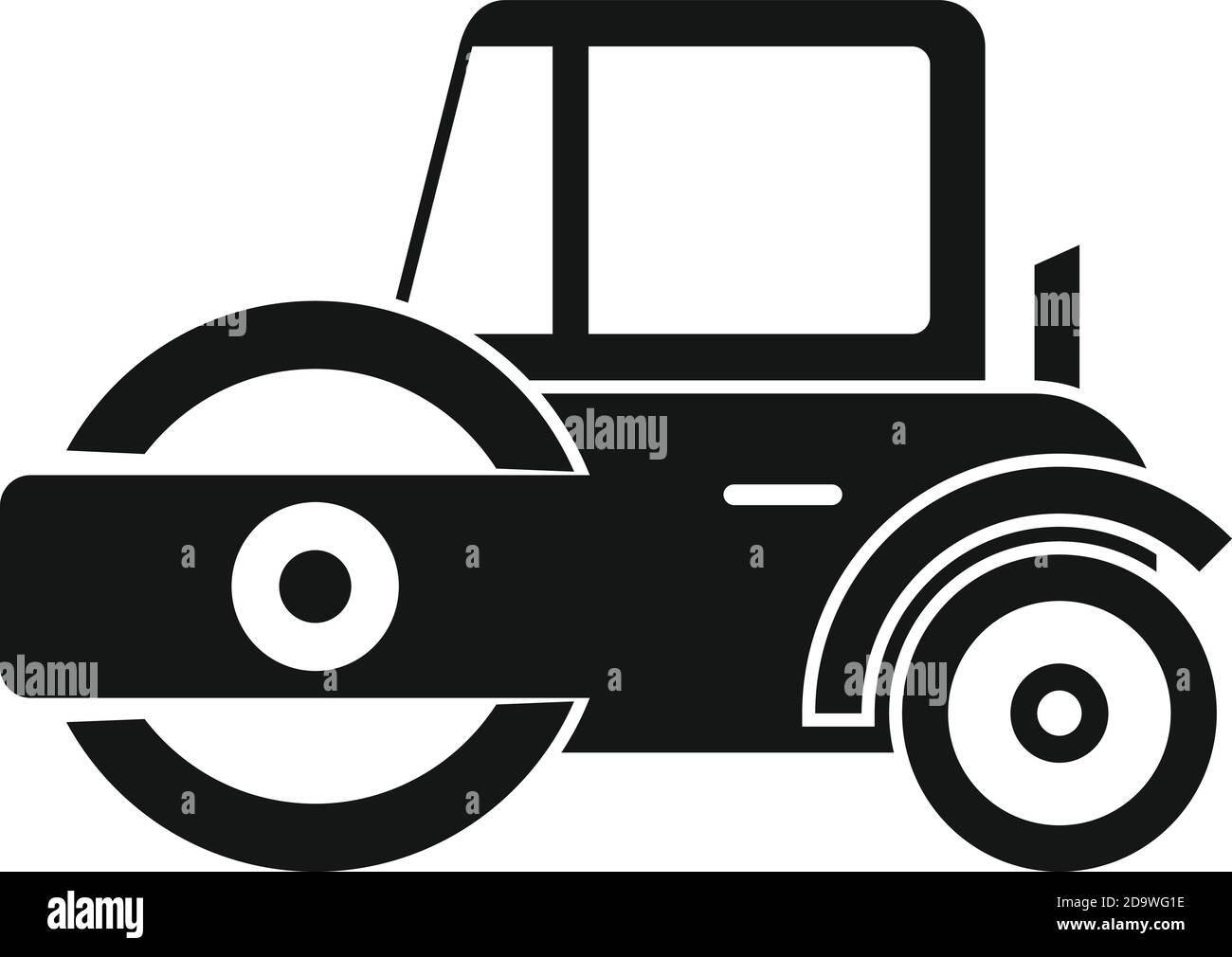 Modern road roller icon, simple style Stock Vector Image & Art - Alamy