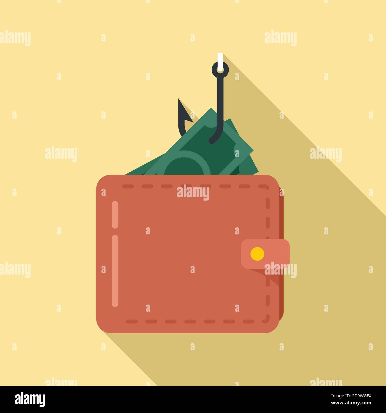 Digital wallet fraud icon, flat style Stock Vector Image & Art - Alamy