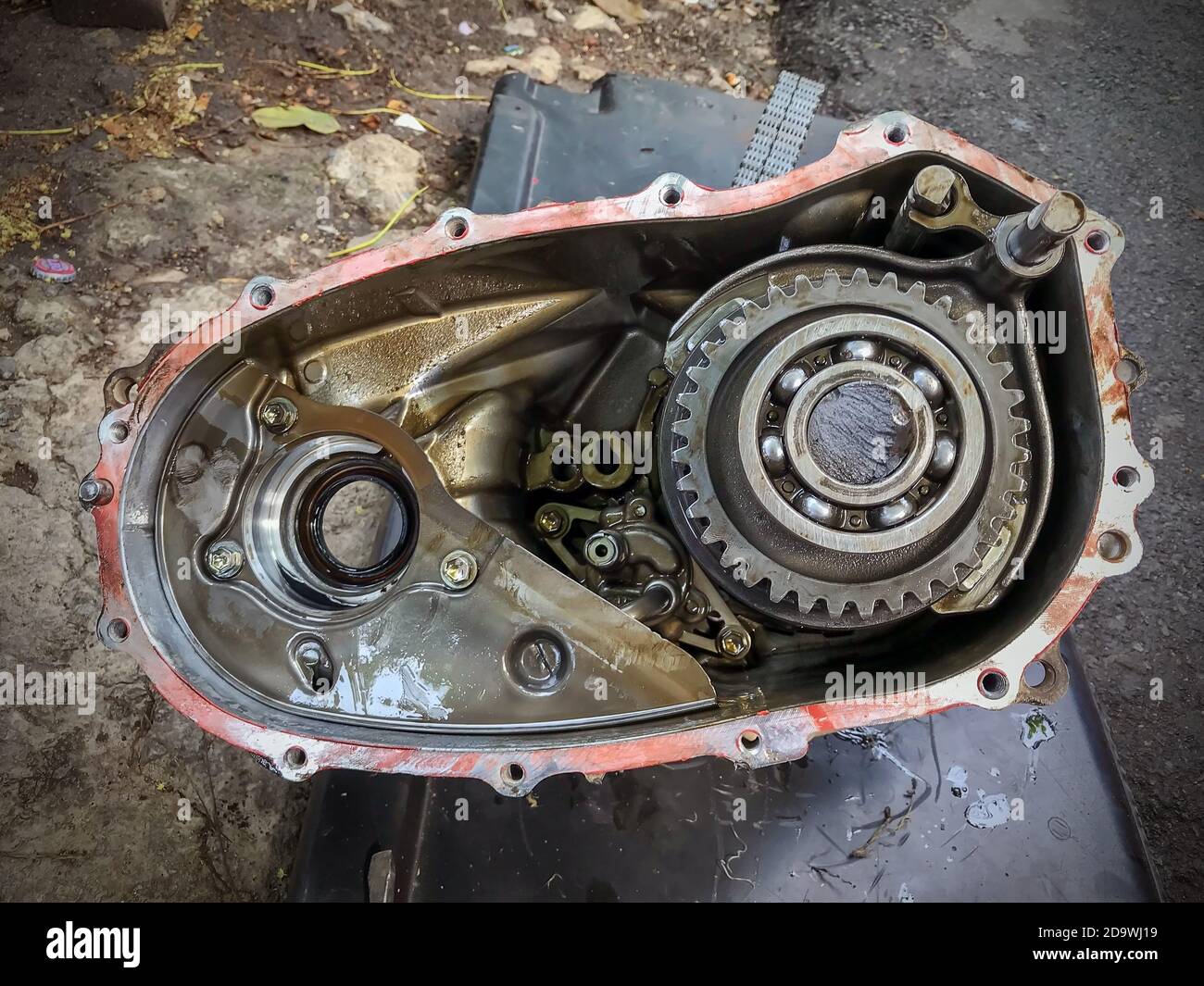 Gearboxes, spare parts of the car's transmission, industry and ...