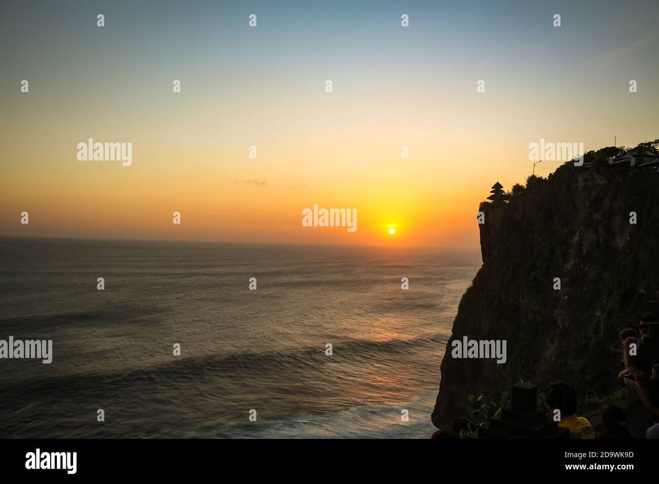 Sunset at Uluwatu Temple at Uluwatu Beach, Bali Stock Photo - Alamy