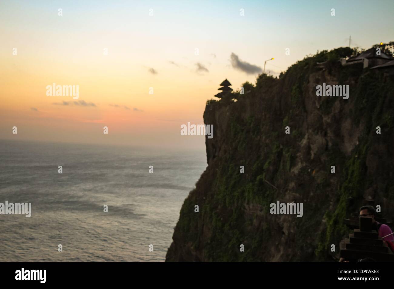Sunset at Uluwatu Temple at Uluwatu Beach, Bali Stock Photo - Alamy