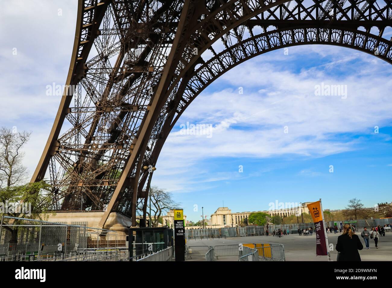 The Eiffel Tower is a wrought-iron lattice tower on the Champ de Mars ...