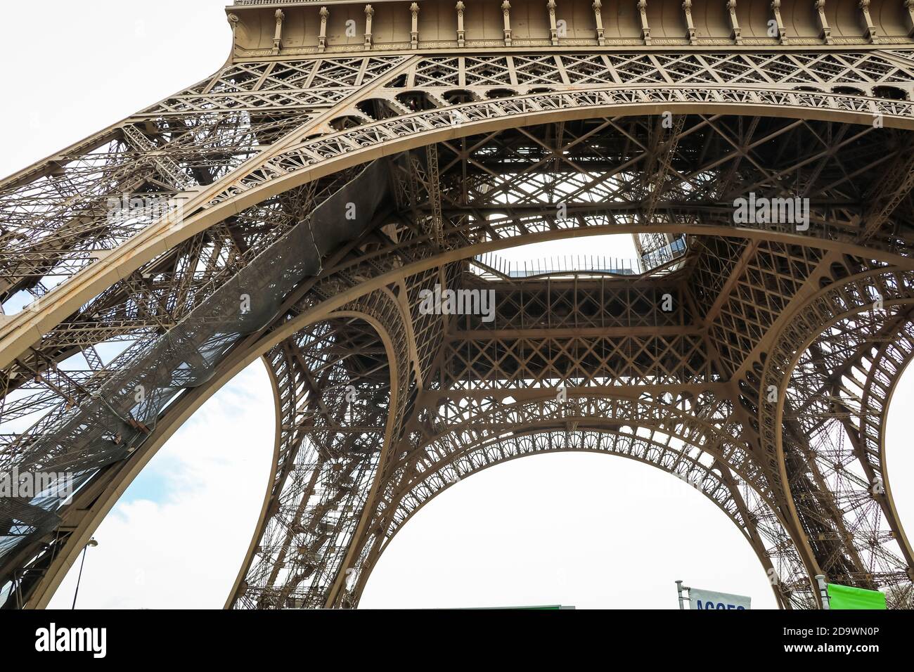 The Eiffel Tower is a wrought-iron lattice tower on the Champ de Mars ...