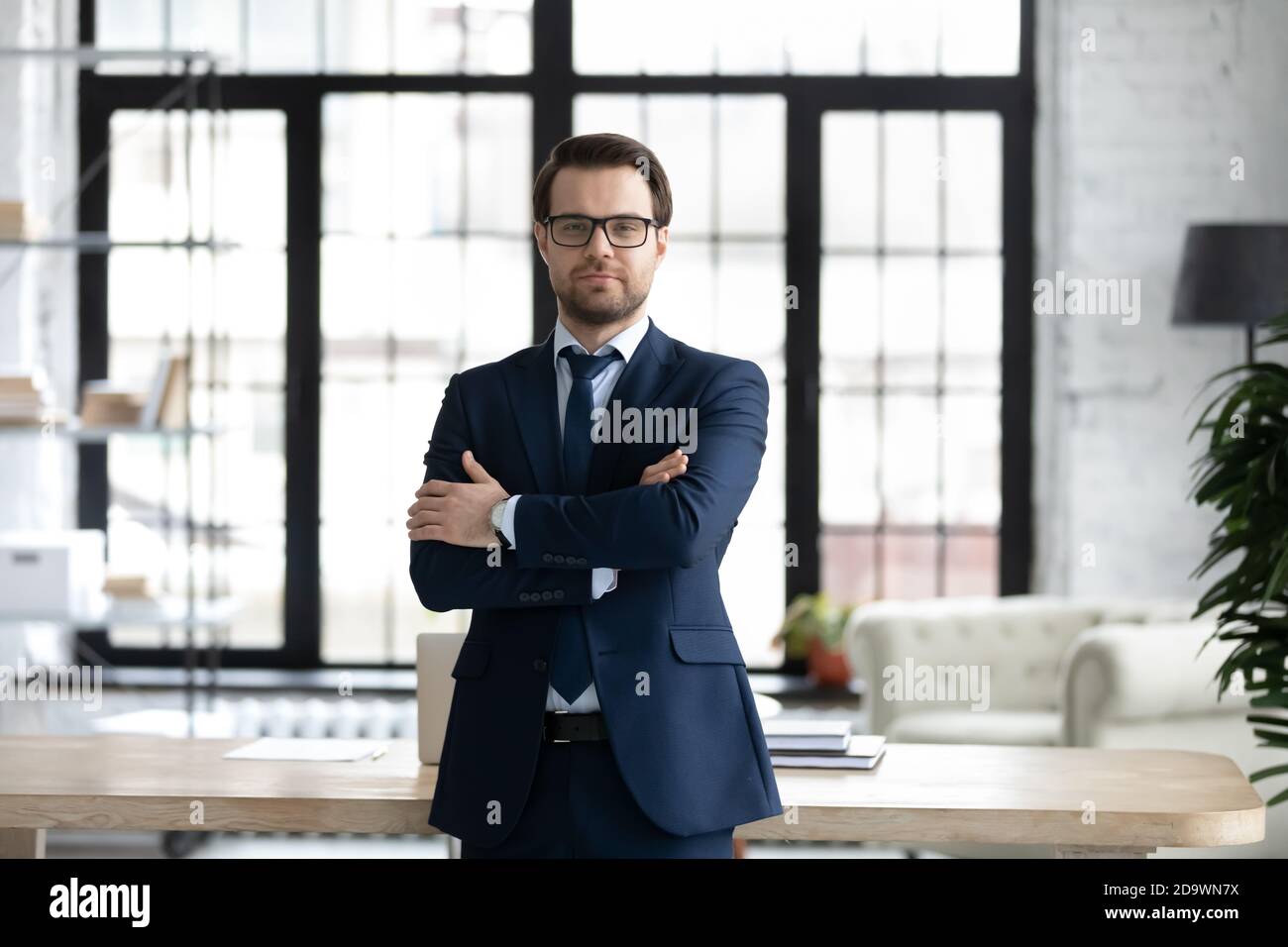 Skilled successful ceo young hi-res stock photography and images - Alamy