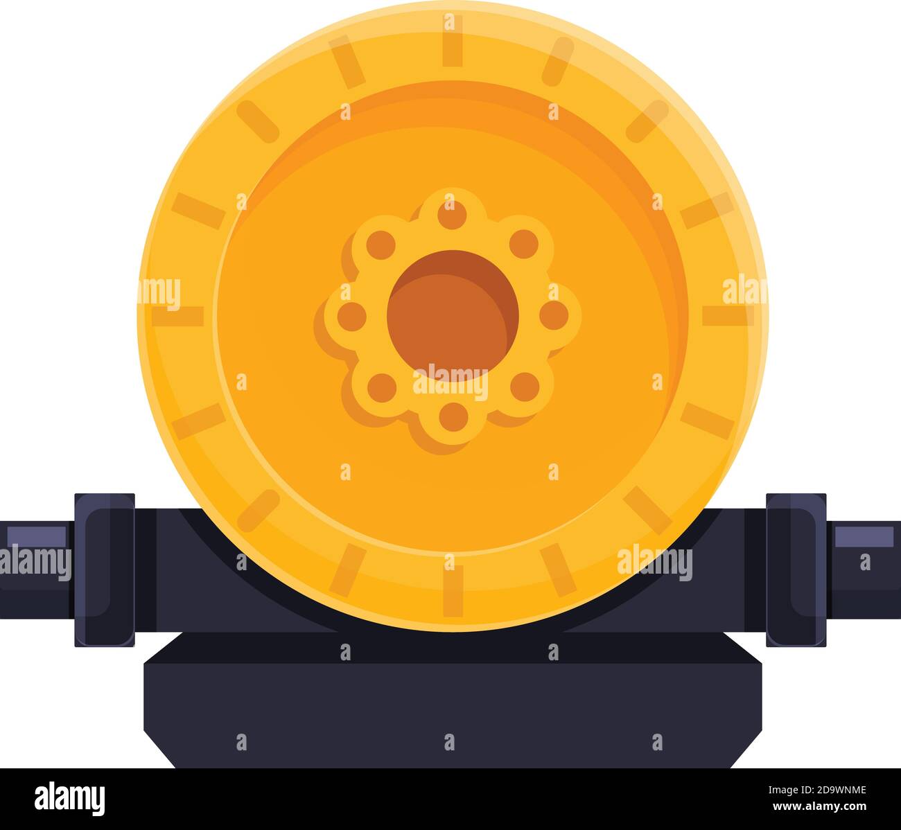 Industrial pump icon. Cartoon of industrial pump vector icon for web ...