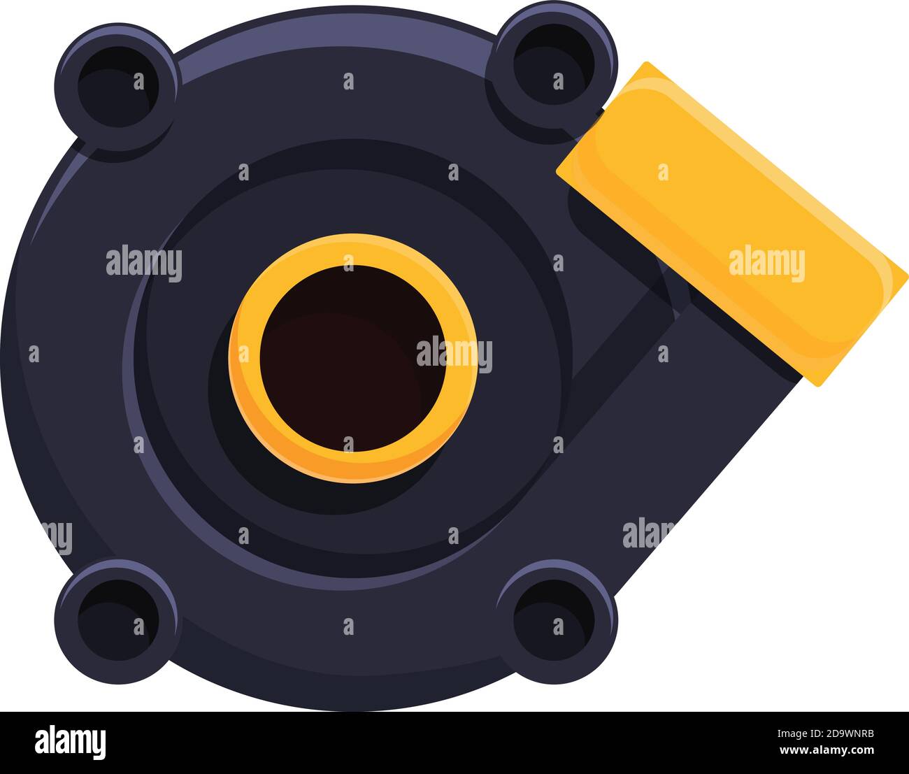 Turbine pump icon. Cartoon of turbine pump vector icon for web design ...