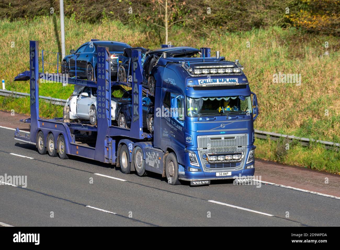 Callum M Plank Auto transporter, car transporter carrier; Motorway ...