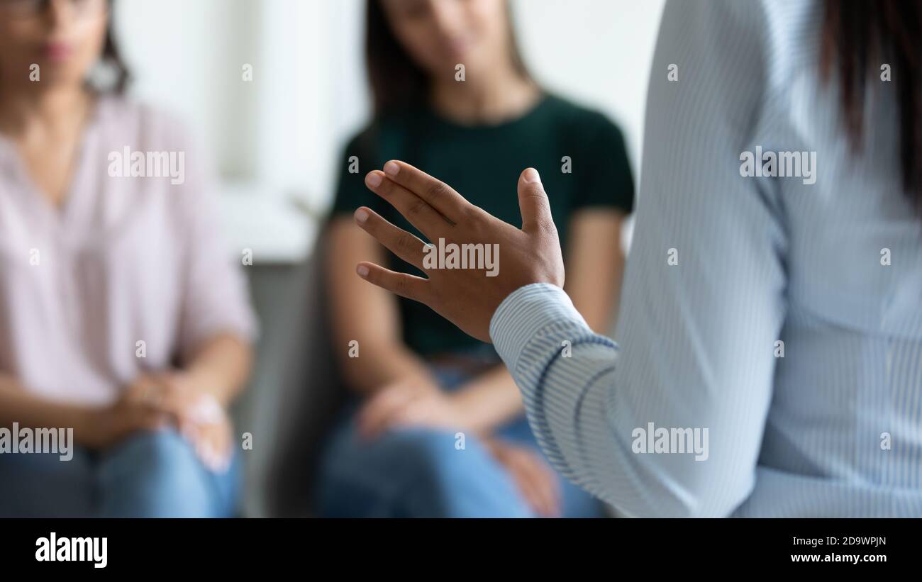 Woman speaking audience hi-res stock photography and images - Alamy