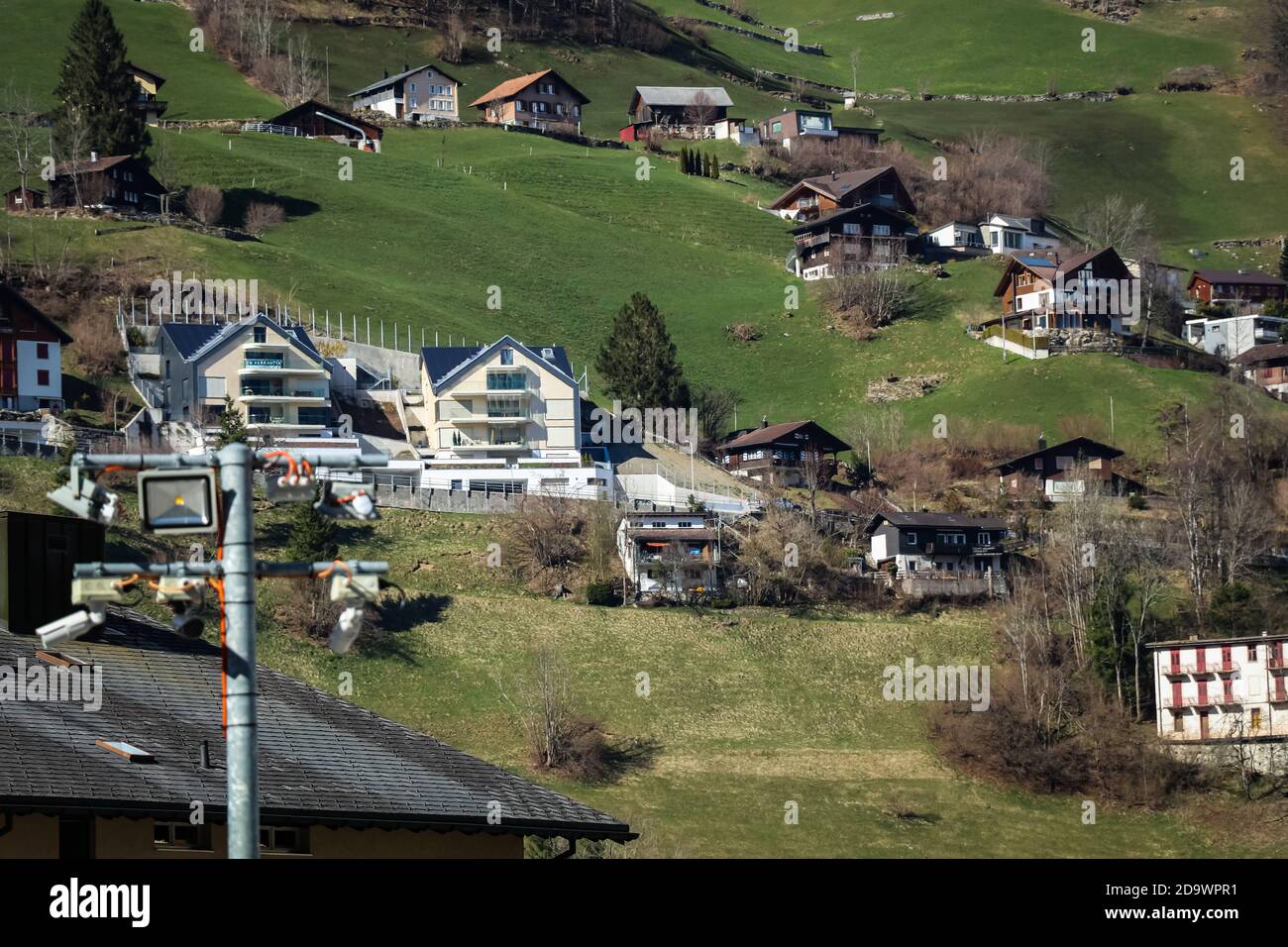 The snowy mountains at Mount Titlis, Switzerland Stock Photo - Alamy