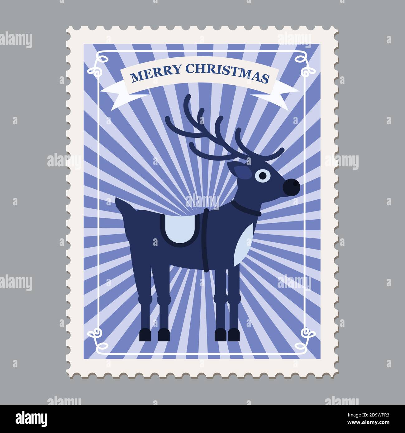 Deer Postage Stamp High Resolution Stock Photography and Images - Alamy