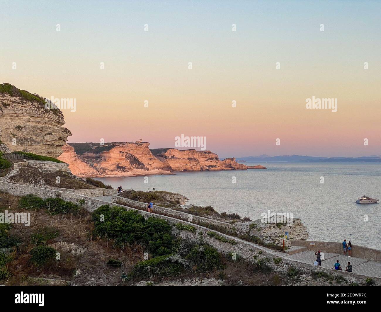 Corsica sunset bonifacio sunset hi-res stock photography and images - Alamy