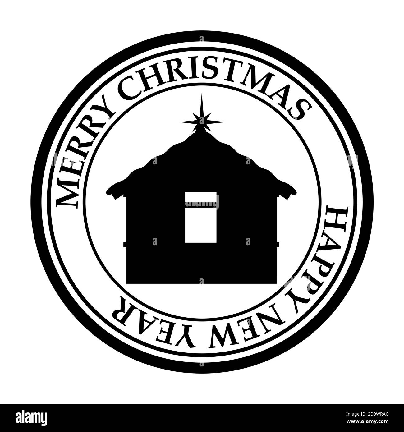Old hut tree Stock Vector Images - Alamy