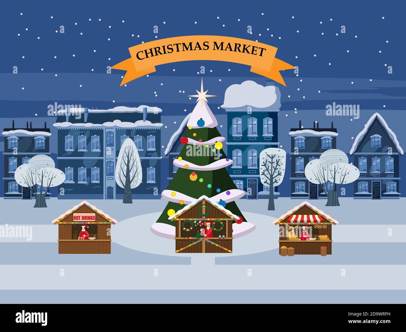 Souvenirs market Stock Vector Images - Alamy