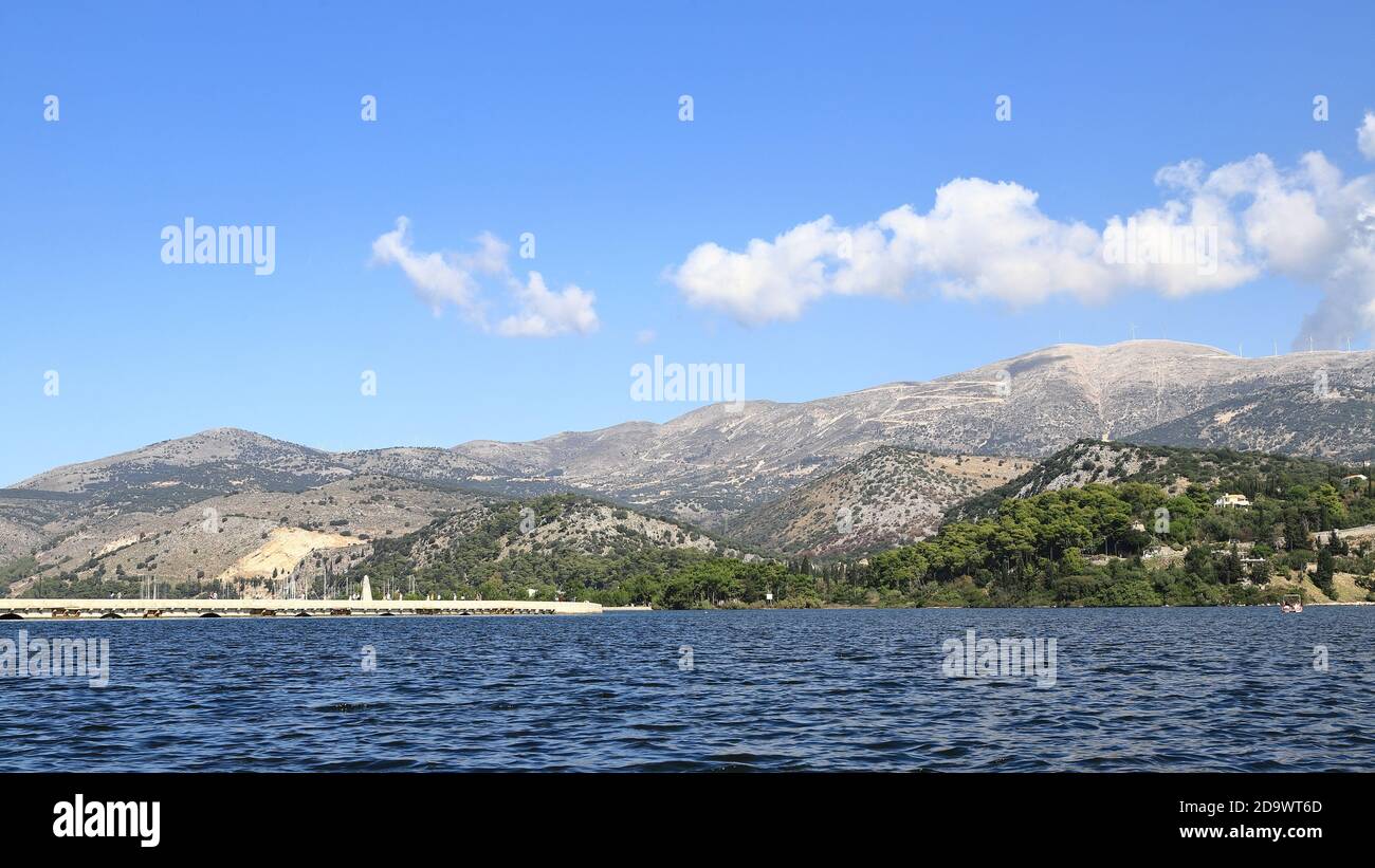 Drapano bridge argostoli kefalonia hi-res stock photography and images ...