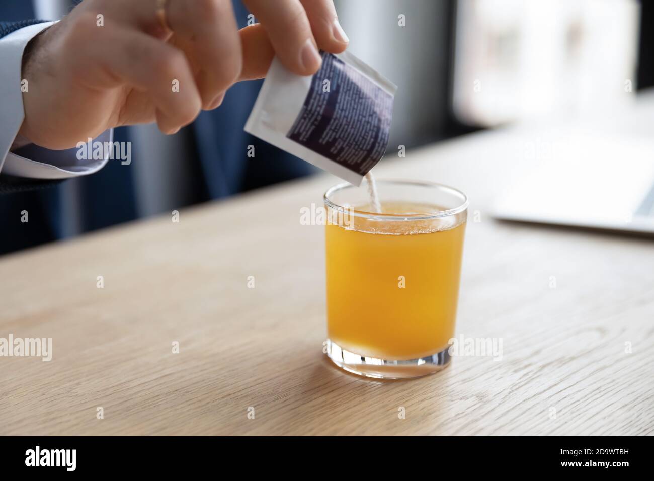 Powder drink and water glass hi-res stock photography and images - Alamy