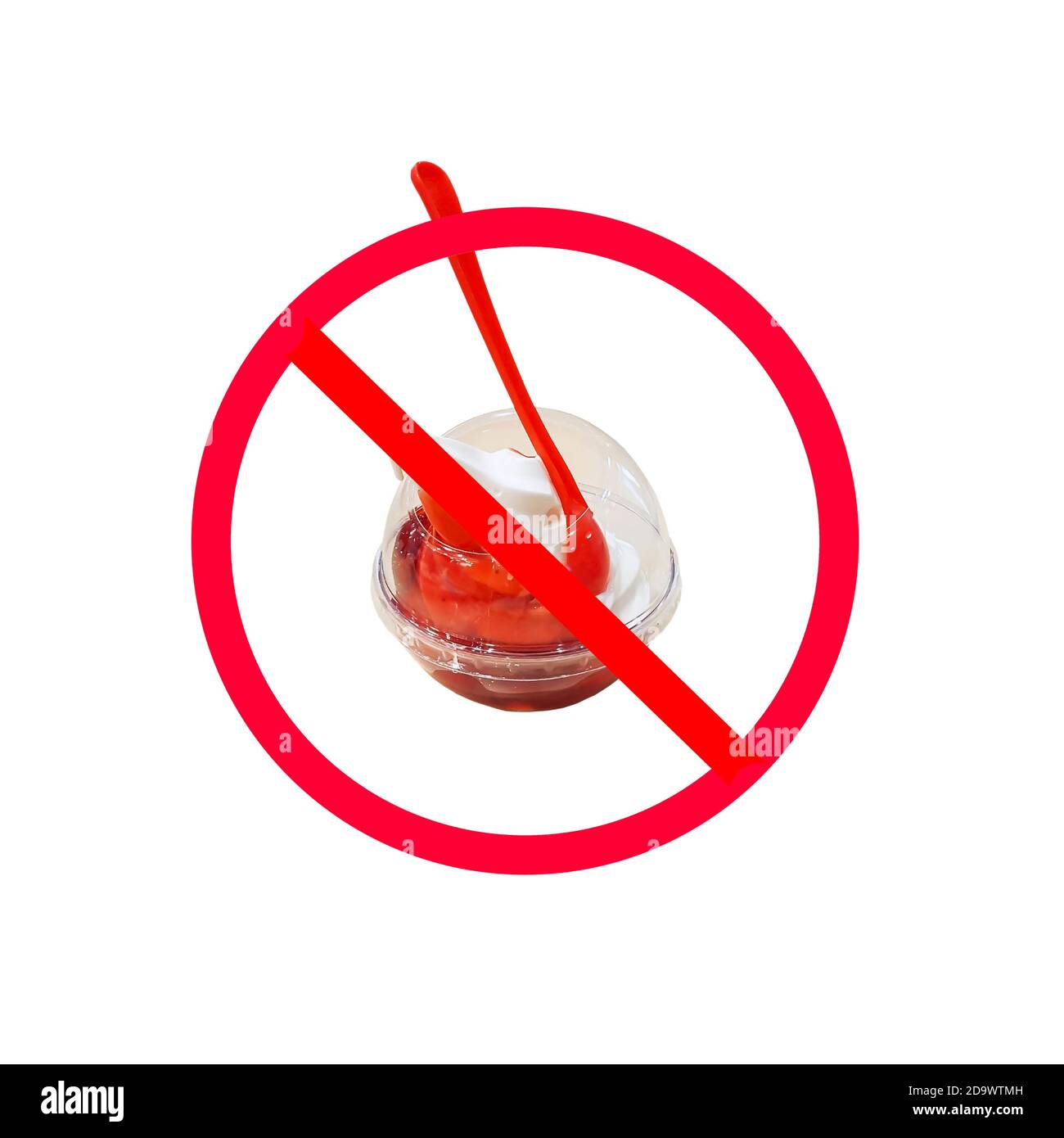 Red Circle Logo With Slash