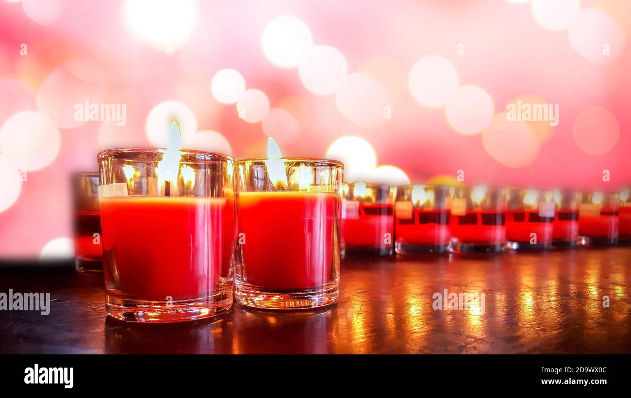Many candle hi-res stock photography and images - Alamy