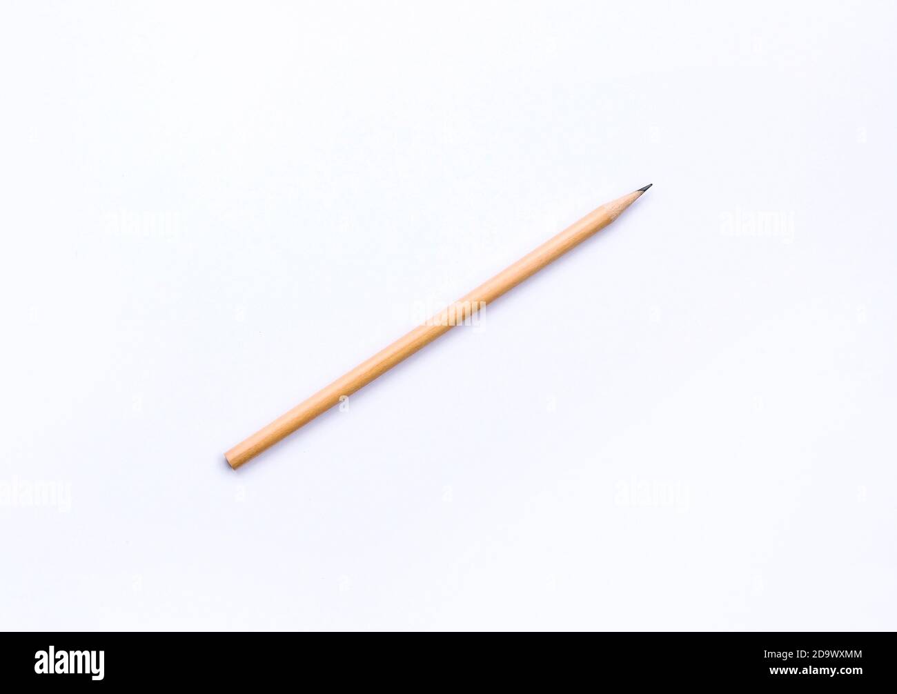 Wooden pencil isolated on white background Stock Photo - Alamy