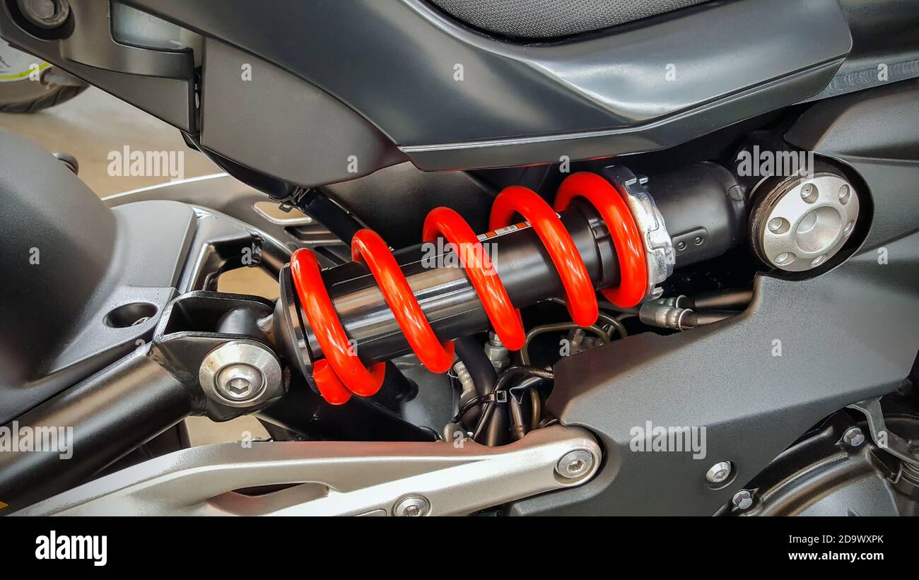 Shock absorber motorbike hi-res stock photography and images - Alamy