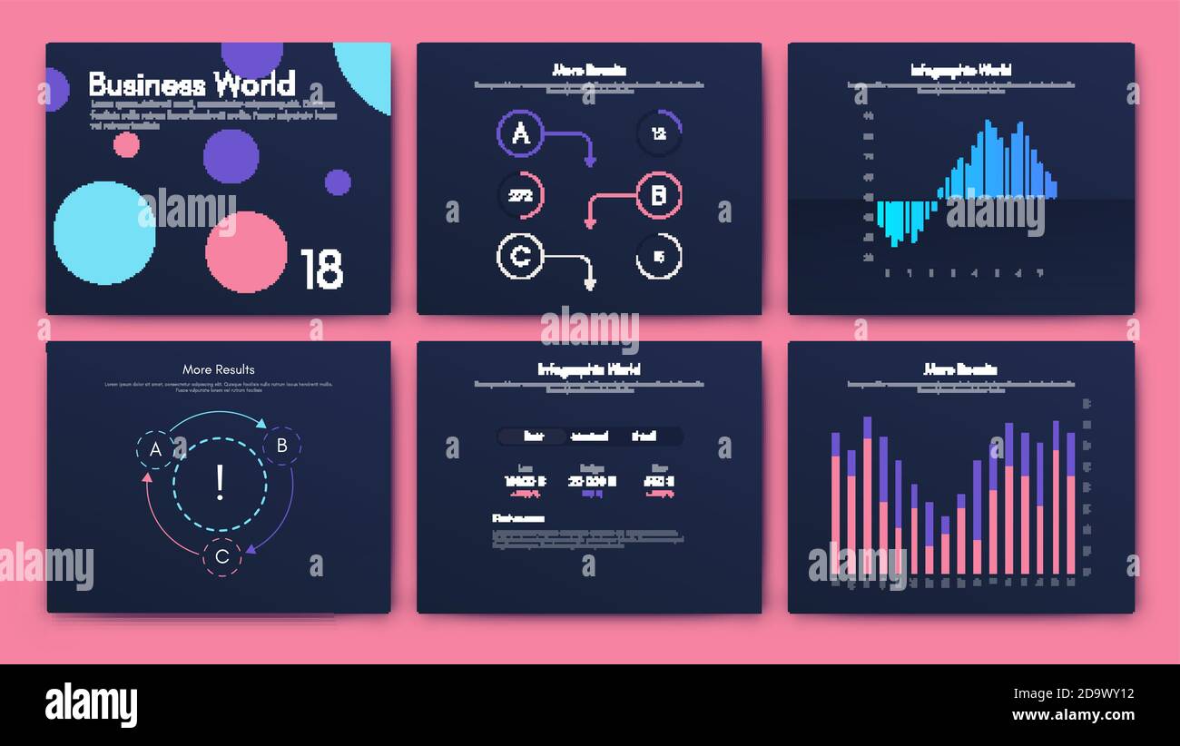 Modern infographic vector elements for business brochures. Use in ...