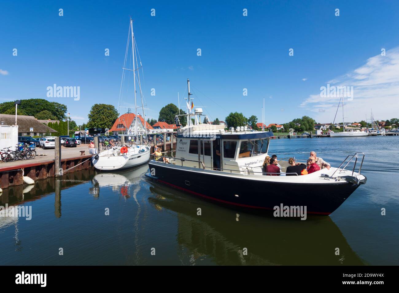 Breege: port Breege, Baltic Sea, Ostsee (Baltic Sea), Rügen Island ...
