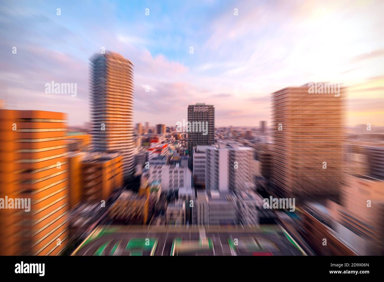 Aerial view zoom in sun hi-res stock photography and images - Alamy