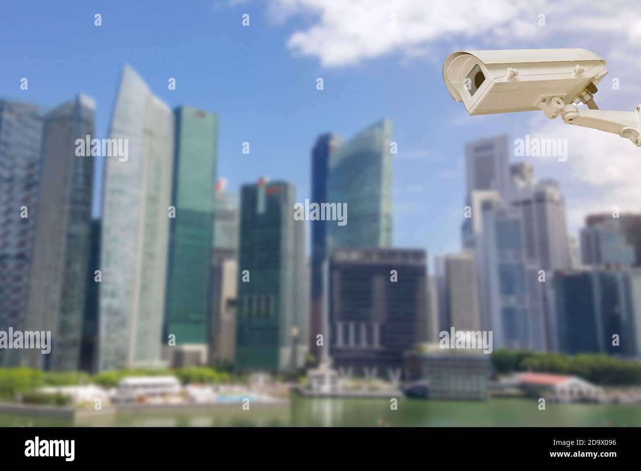 Closeup of the CCTV in the big city Stock Photo - Alamy