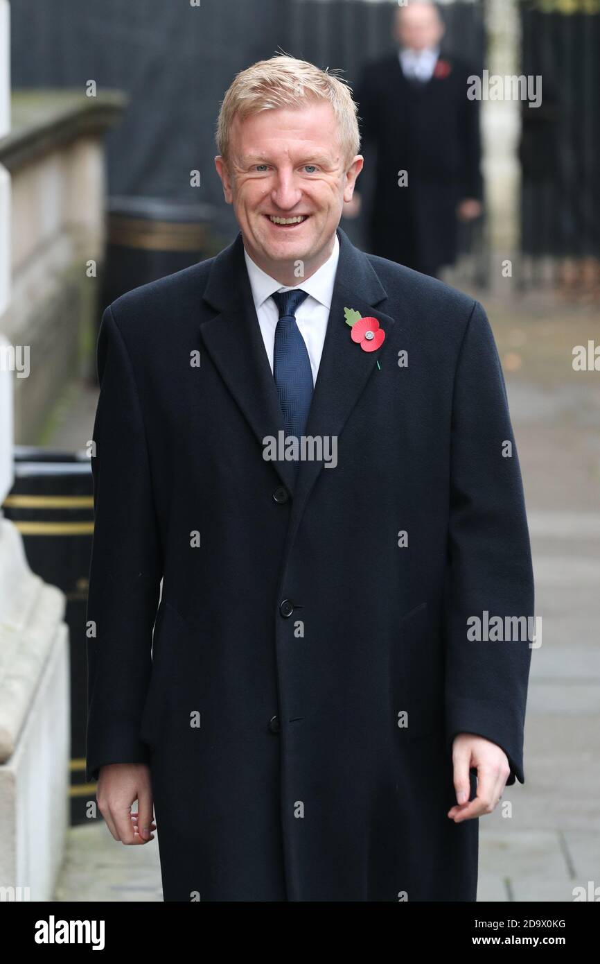Culture Secretary Oliver Dowden arrives in Downing Street, ahead of the ...