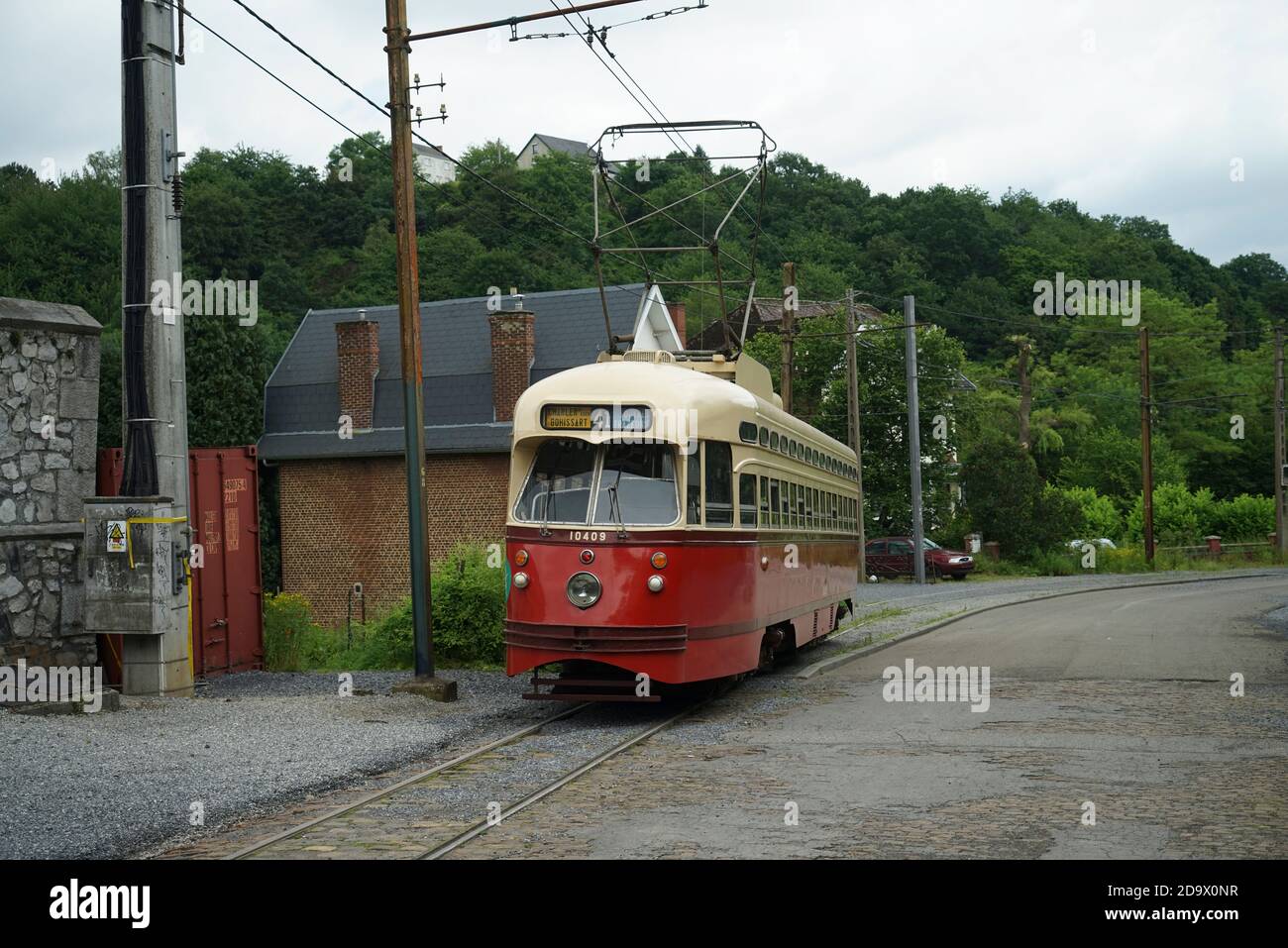 Belgium PCC Tramcar 10409 built 1950 Stock Photo - Alamy