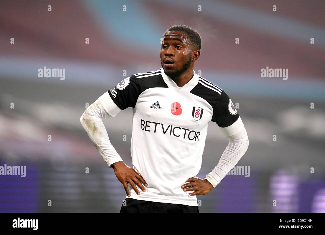 Fulham's Ademola Lookman during the Premier League match at the London Stadium Stock Photo - Alamy