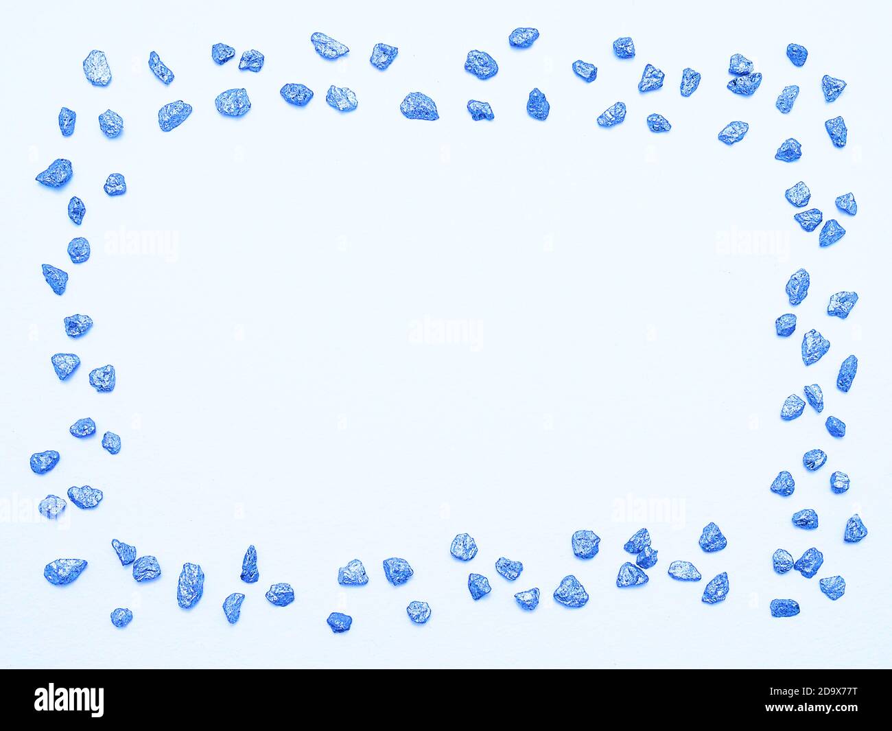 background of creative shapes blue nuggets Stock Photo - Alamy