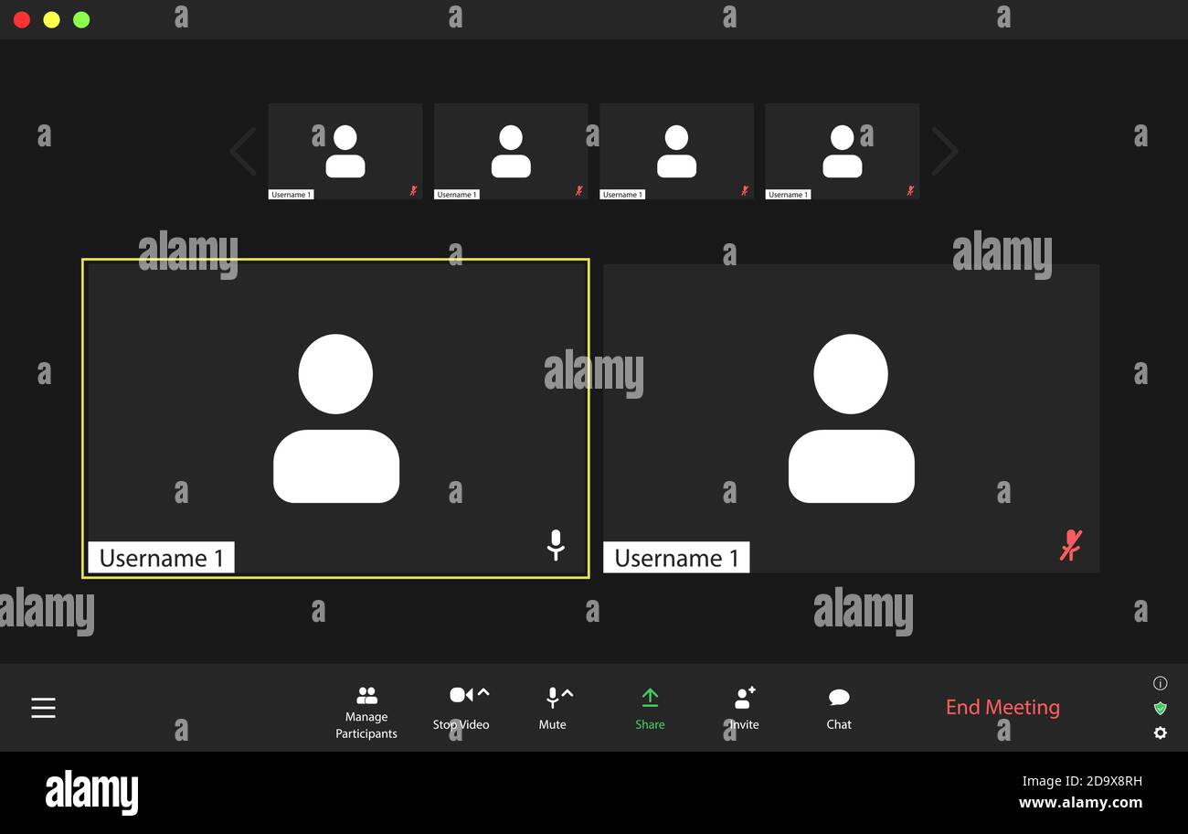 Video window Stock Vector Images - Alamy