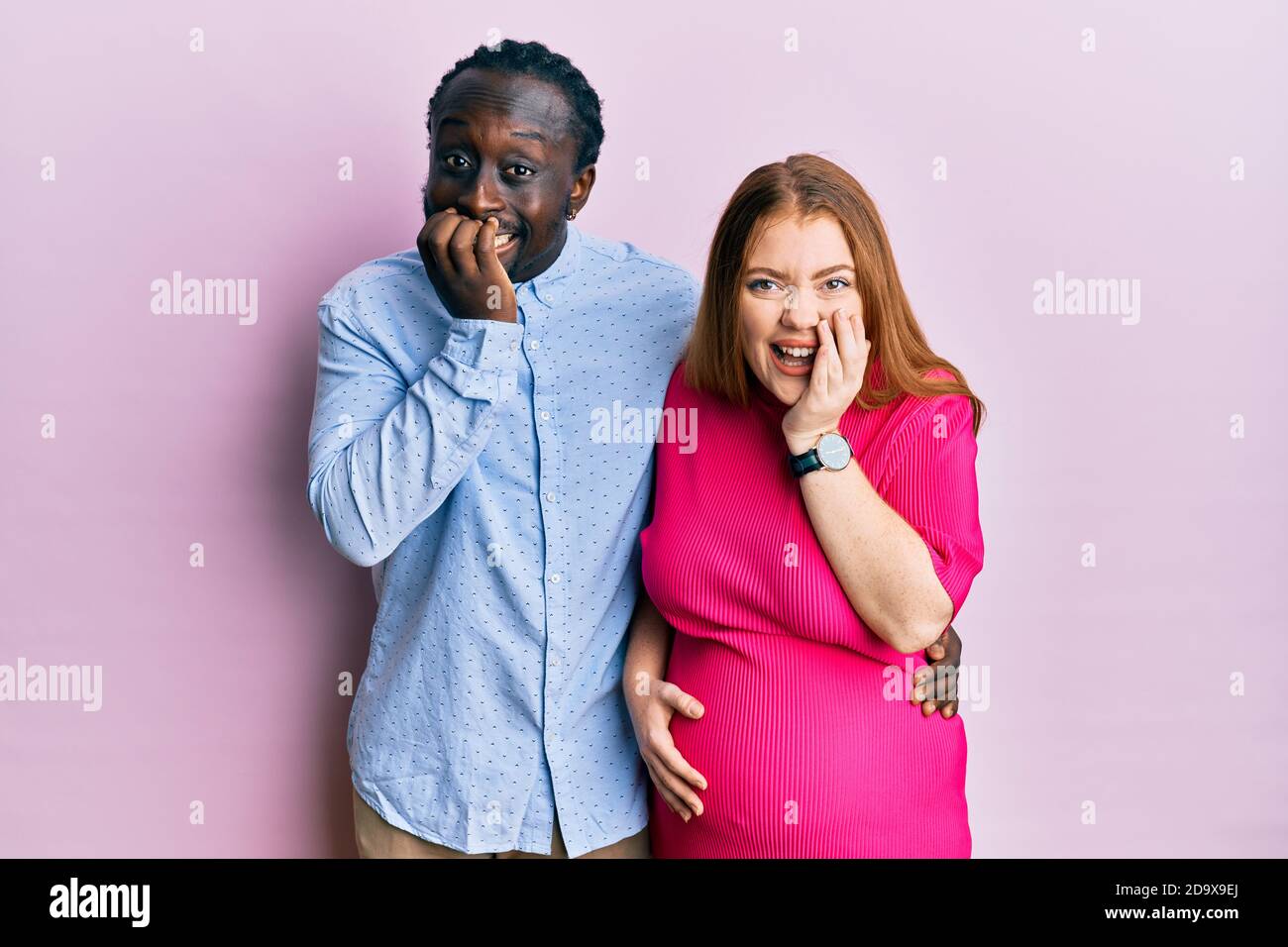 Embarrassed child parents hi-res stock photography and images - Alamy