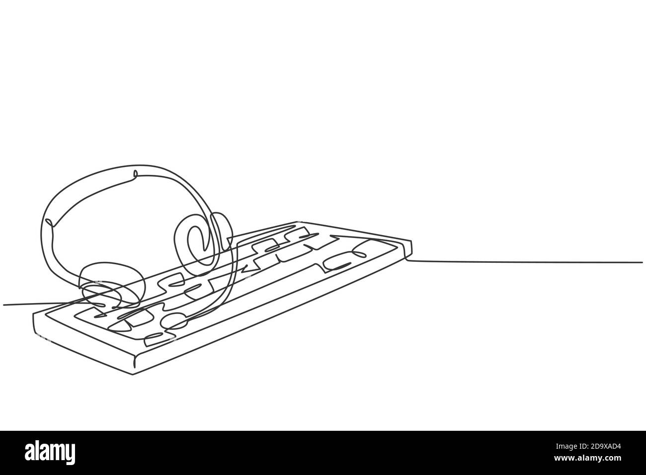 Computer Microphone Drawing