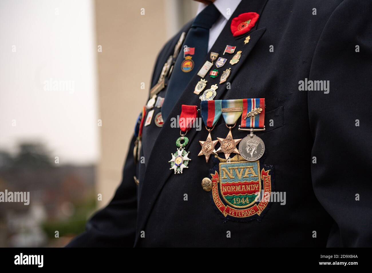 Merchant Navy Veteran Bill Bennett 94 Wears His Medals Whilst At His merchant-navy-veteran-bill-bennett-94-wears-his-medals-whilst-at-his