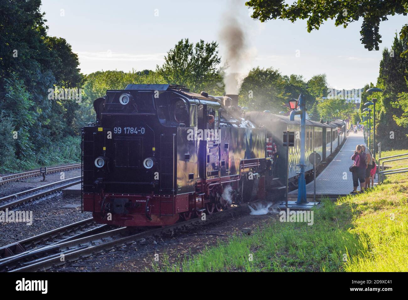 Binz: Rügen narrow-gauge railway (Rügensche Bäderbahn), nicknamed ...