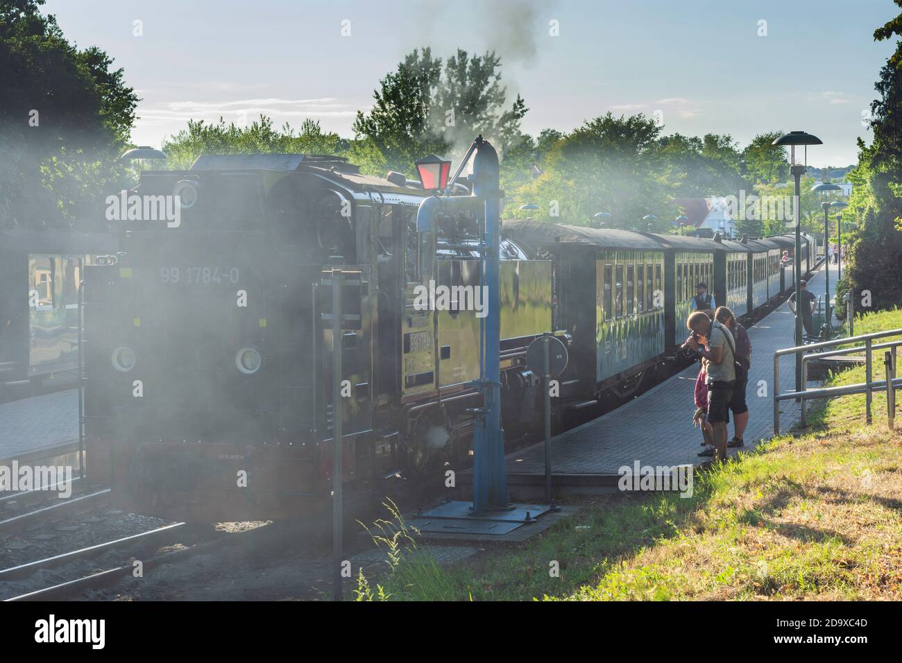 Binz: Rügen narrow-gauge railway (Rügensche Bäderbahn), nicknamed ...