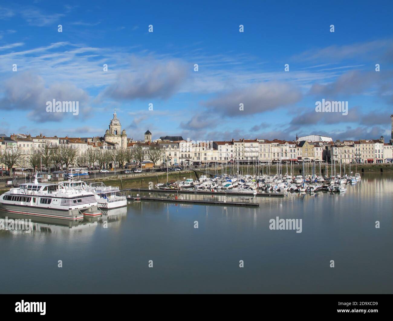 La Rochelle, Charente Maritime, France. Cityscape of La Rochelle on ...