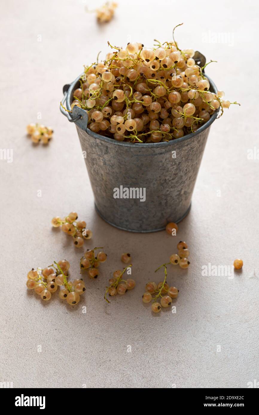 Fresh summer berry close up in basket Stock Photo - Alamy