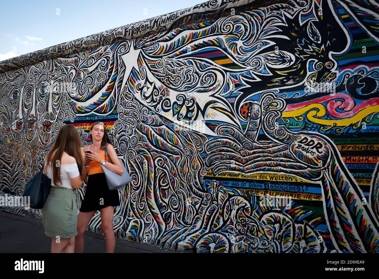 East Side Gallery wall of Berlin, Germany Stock Photo - Alamy