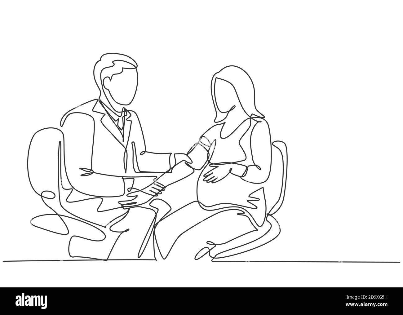 Fetal stethoscope Stock Vector Images - Alamy