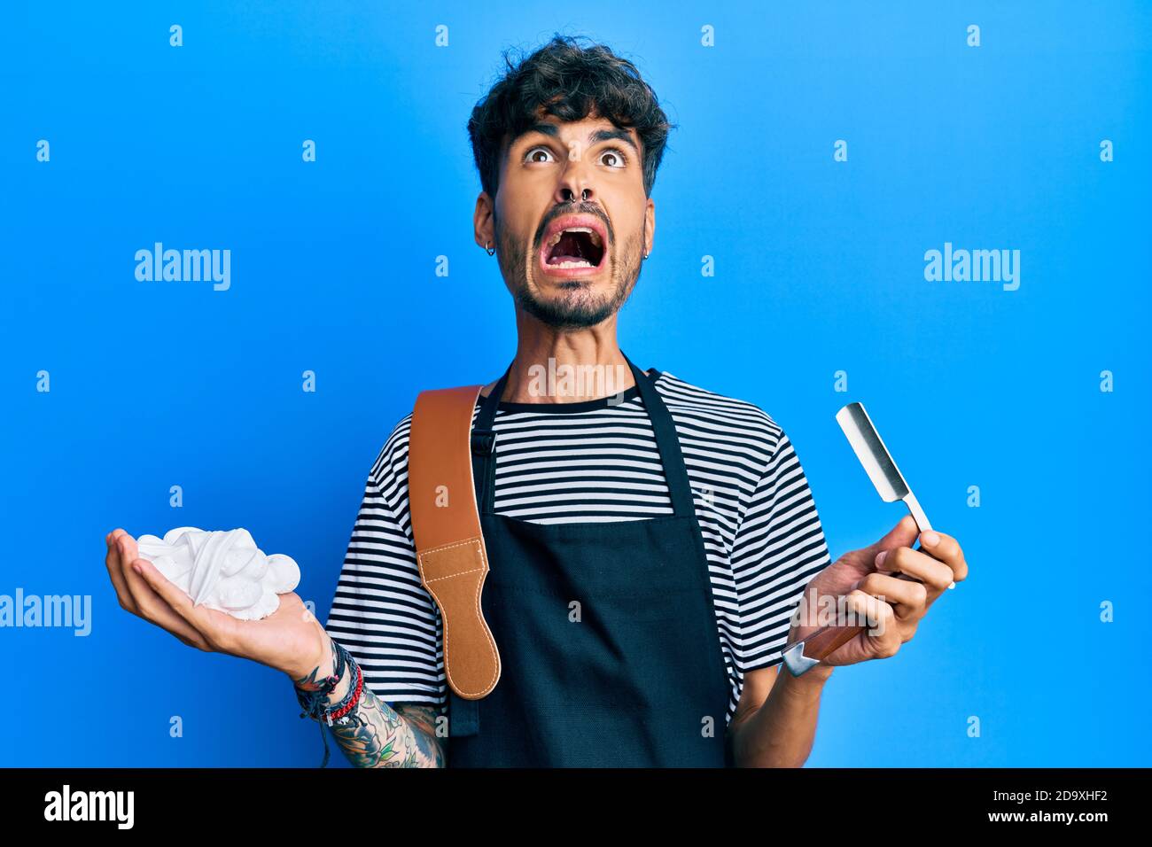 Male hairdresser angry hi-res stock photography and images - Alamy