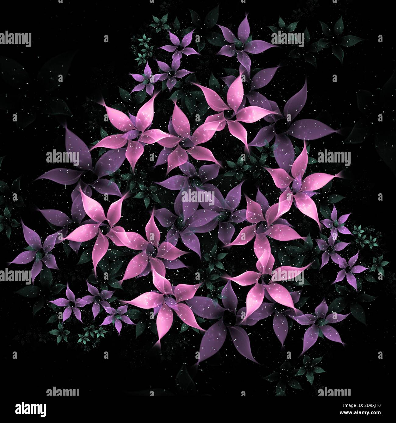 Pink floral designs hi-res stock photography and images - Alamy