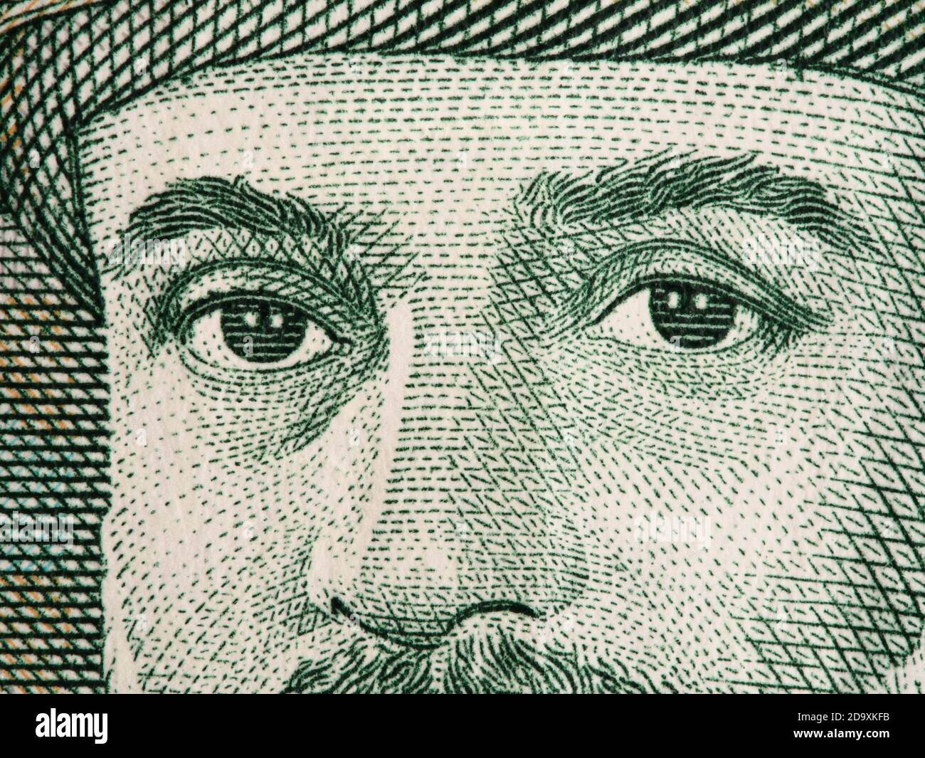 Oman sultan Qaboos bin Said al Said face on the omani 100 baisa ...