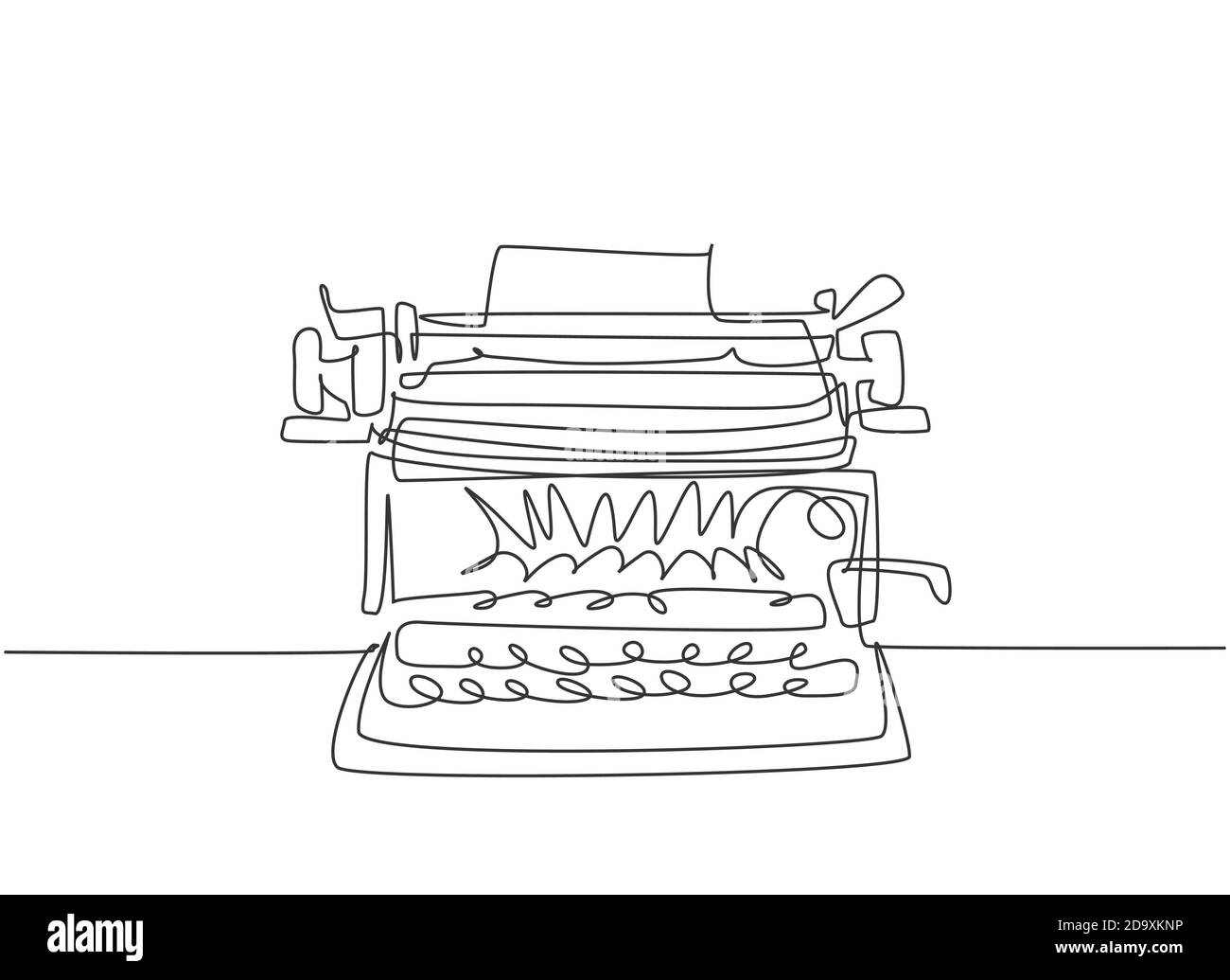 Vintage typewriter Stock Vector Images - Alamy