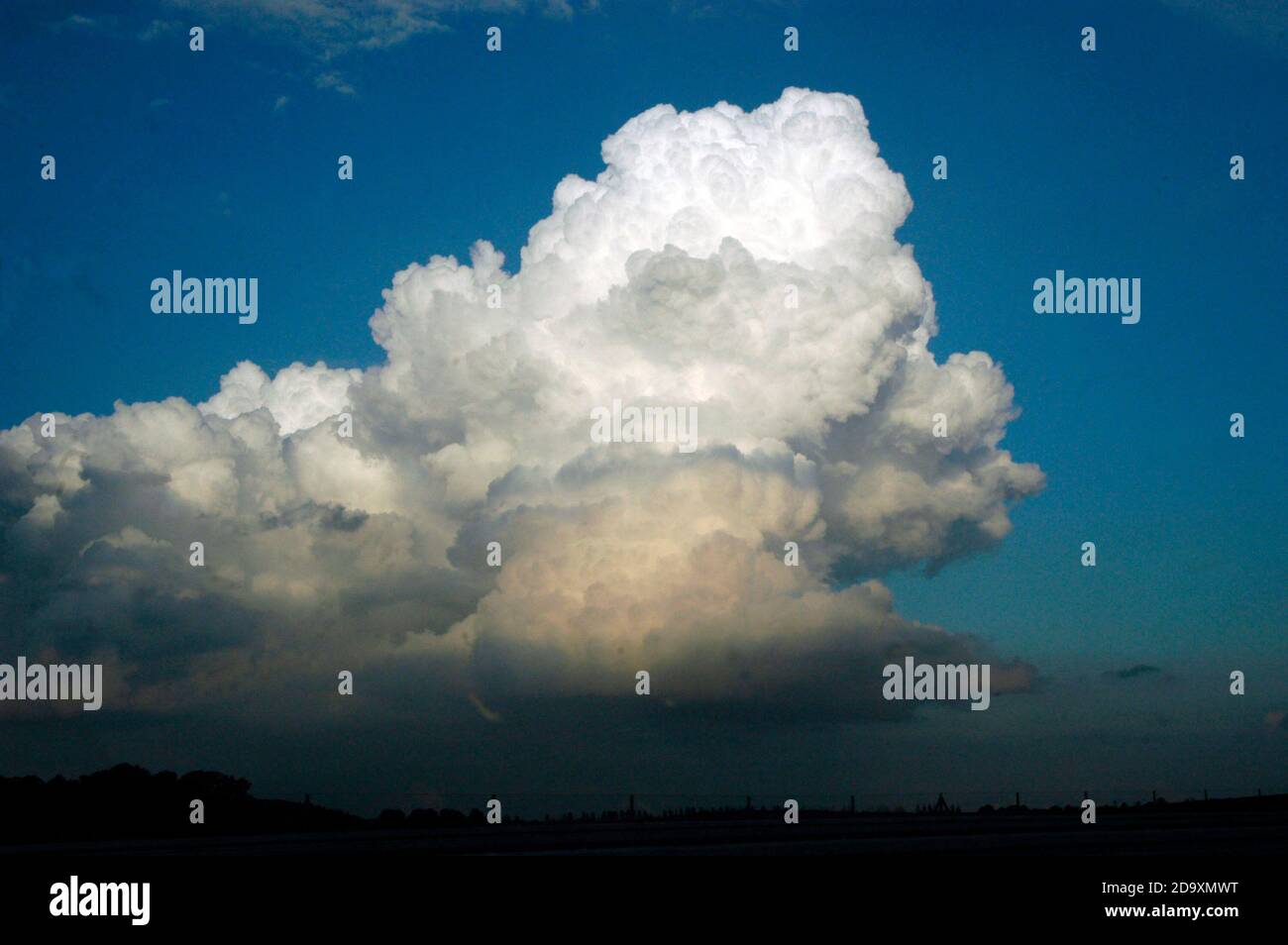 cloud formation in the sky, a weather phenomenon in meteorology Stock ...