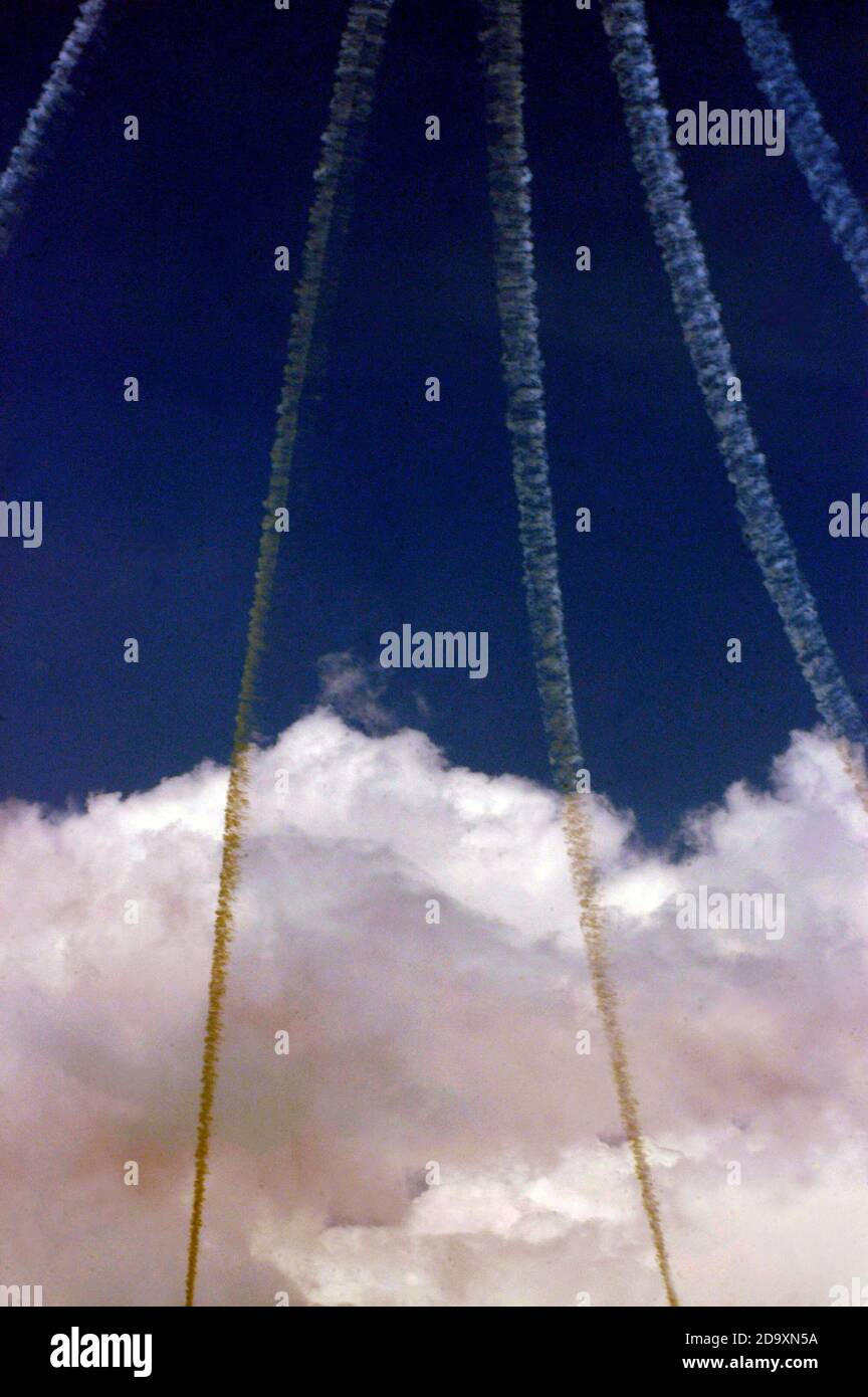 cloud formation in the sky, a weather phenomenon in meteorology Stock ...